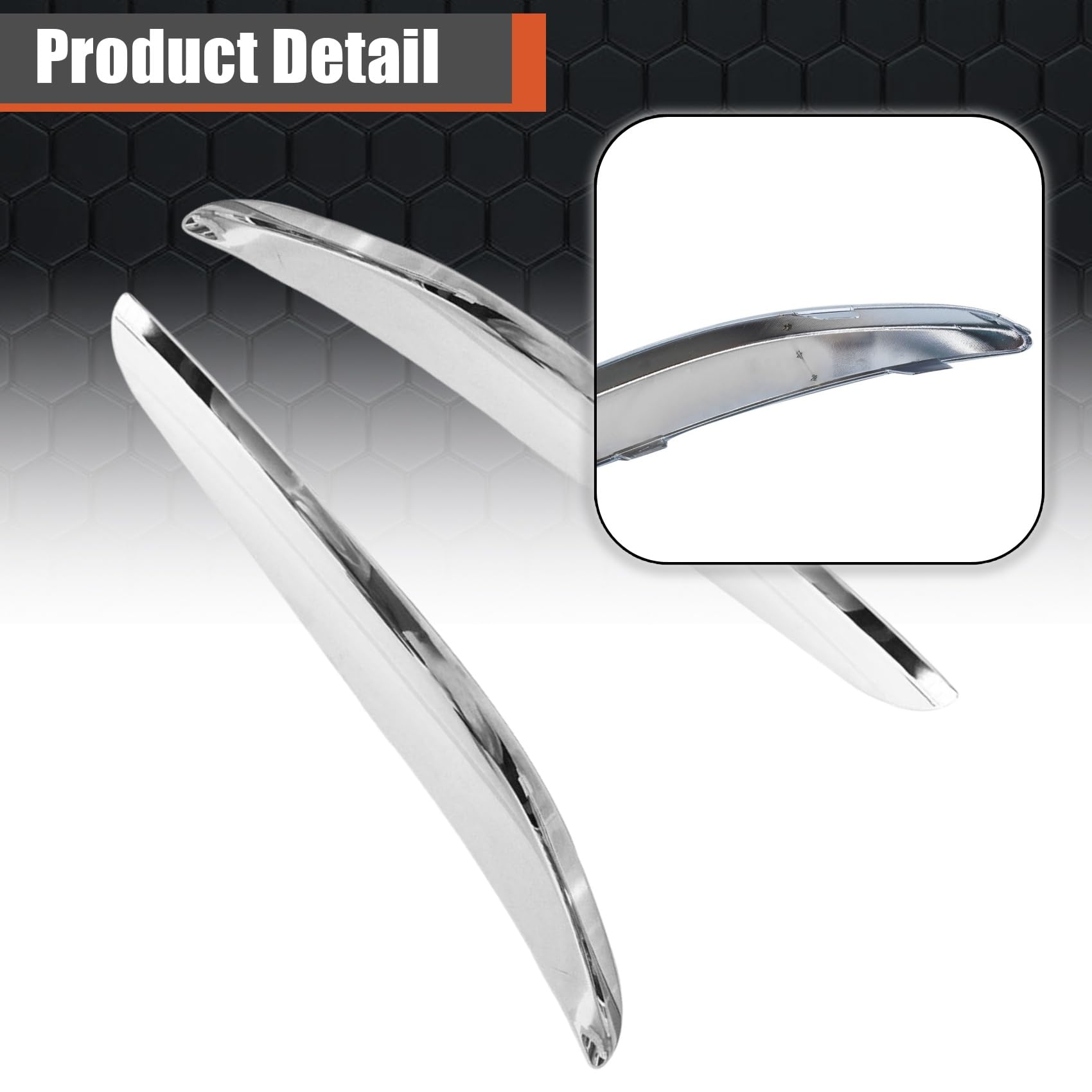 Chrome Accessories Chrysler 300 Aazon.co: Labwork Front Buper Olding Chroe Tri Set Left And ...