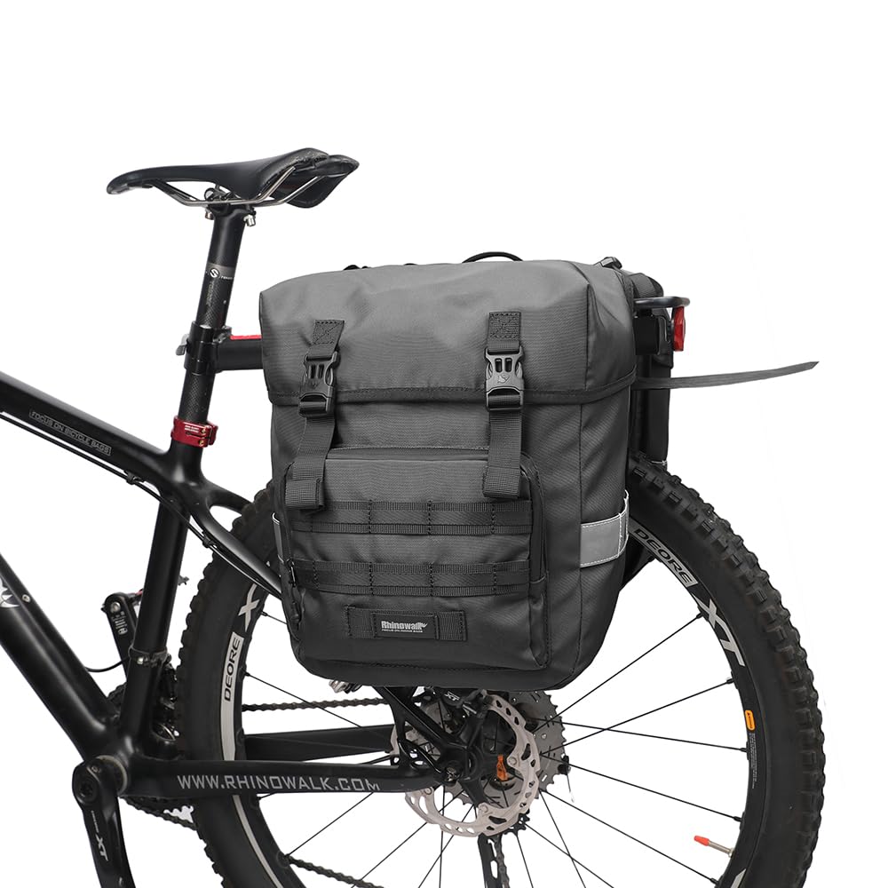 Amazon.com: HUNTVP Bike Pannier Bags 40L Bicycle Panniers Waterproof ...