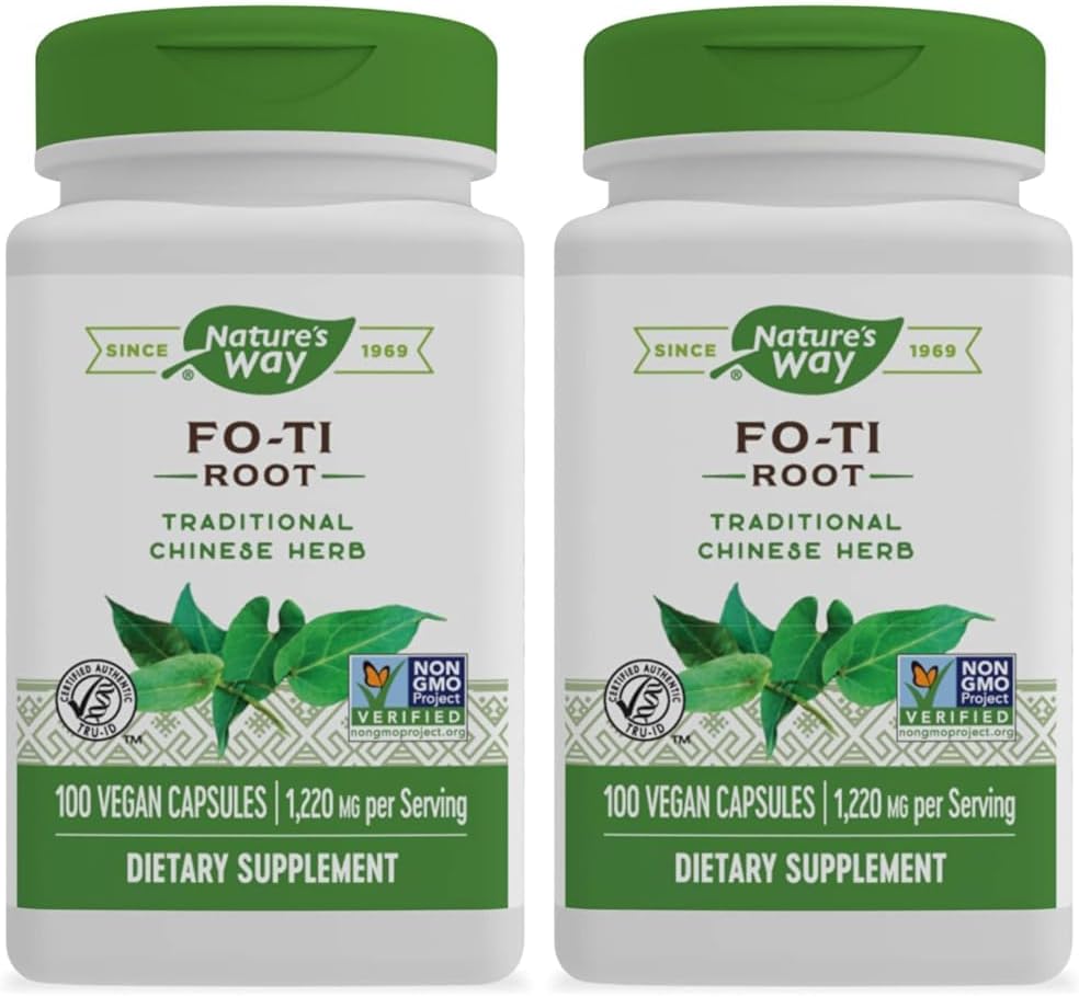Amazon.com: Nature's Way Fo-Ti Root, Traditional Chinese Herb, 1,220 mg ...