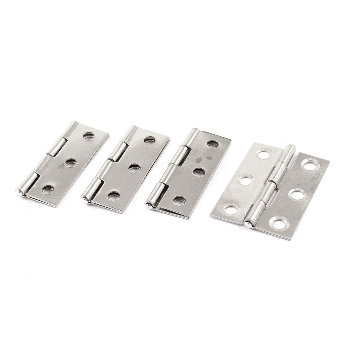 Sourcingmap 4 Pcs Stainless Steel Folding Cabinet Door Hinge 45mm x ...