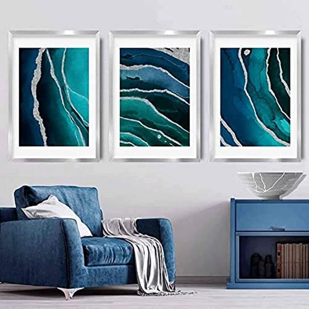 Artze Wall Art Abstract Art Prints 3-Piece Set, 30 cm Width x 40 cm ...