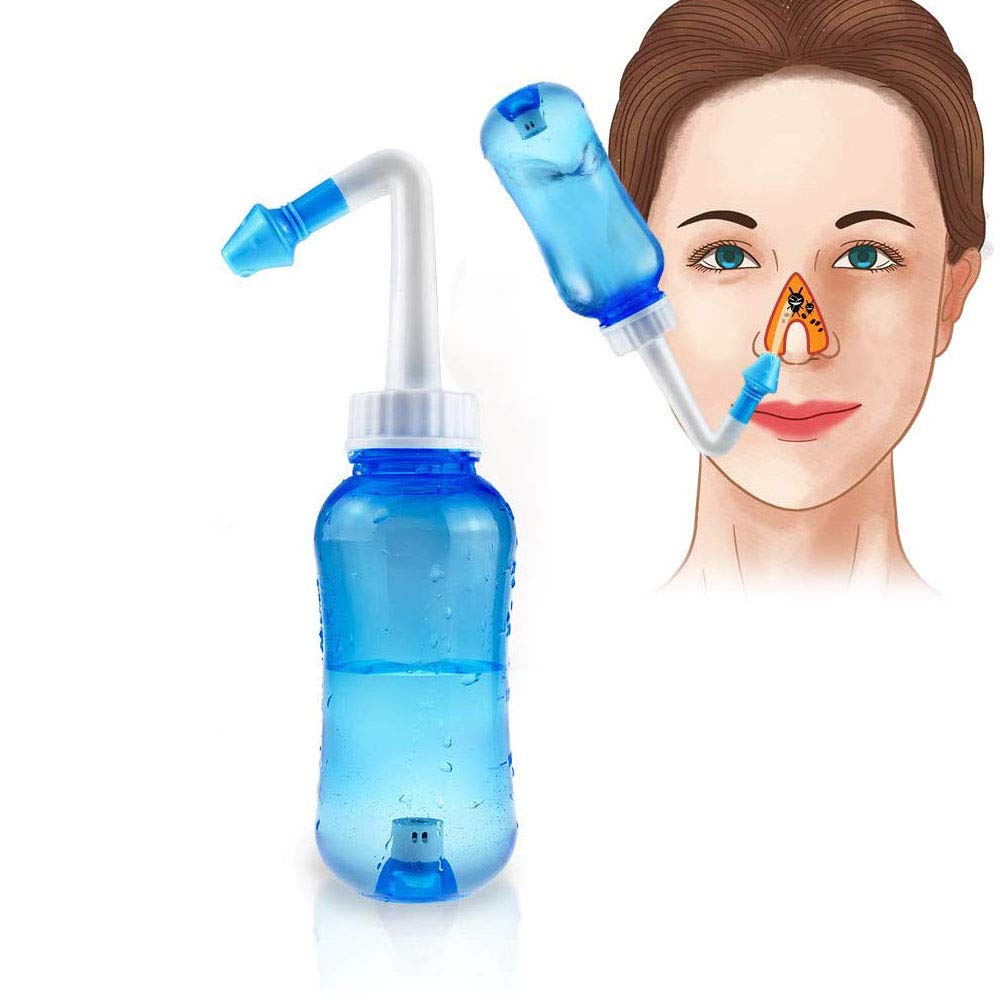 Amazon.com: MHKGIOA Nose Sinus Wash System with Two Spouts - Rinse Neti ...