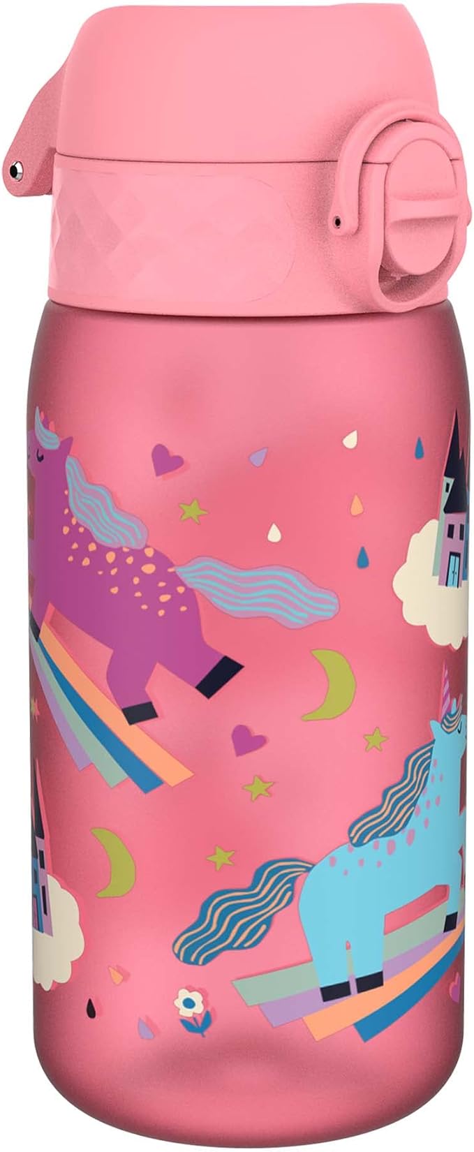 Ion8 Kids Water Bottle, 350 ml/12 oz, Leak Proof, Easy to Open, Secure Lock, Dishwasher Safe ...