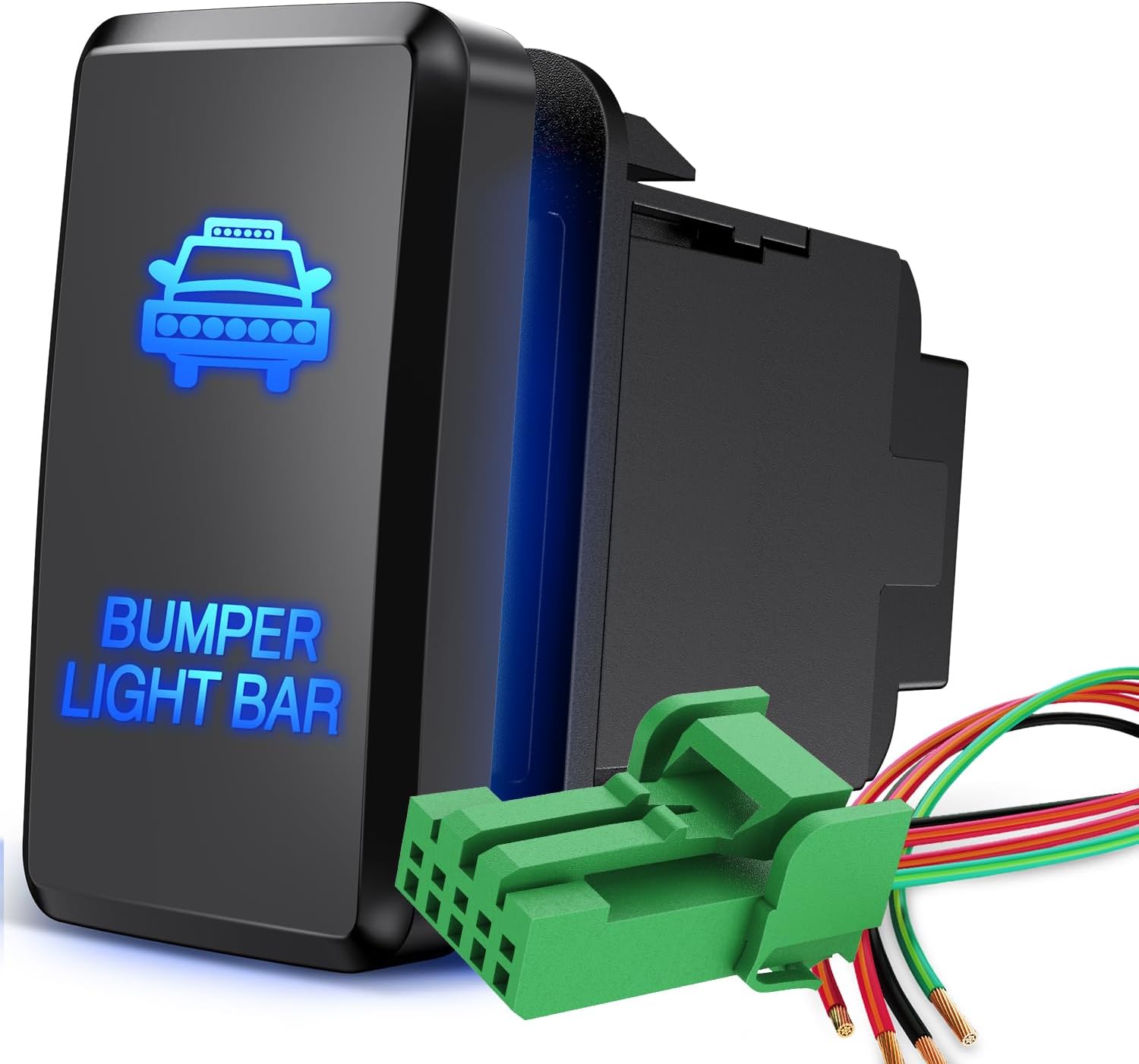 Nilight Bumper Light Bar Push Button Switch 12V ON Off Switches with ...