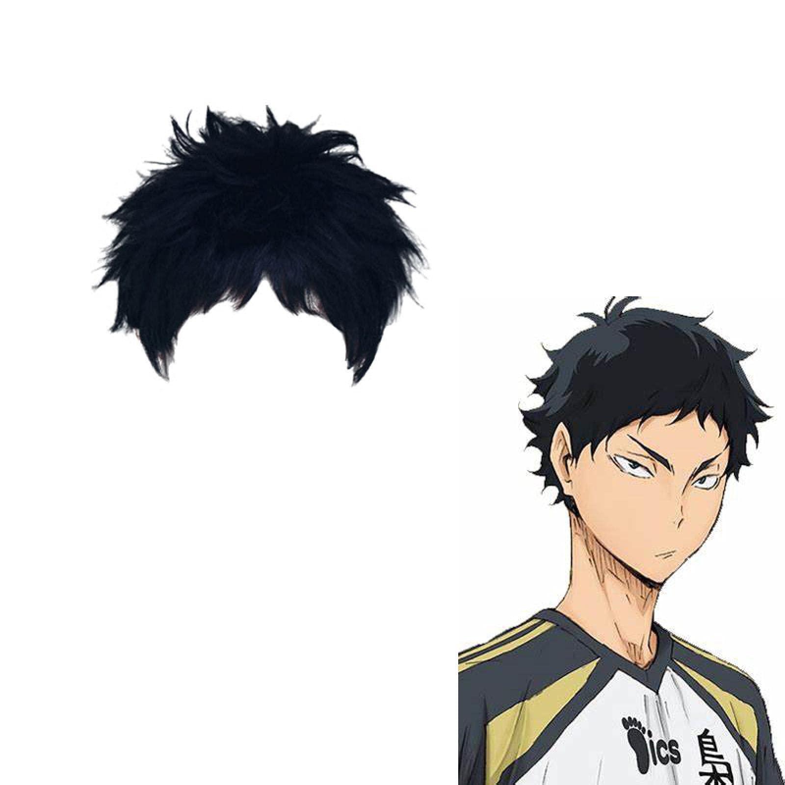 Buy 9 Styles Haikyuu Cosplay Wigs Akaashi Keiji Hinata Shoyo Nishinoya ...