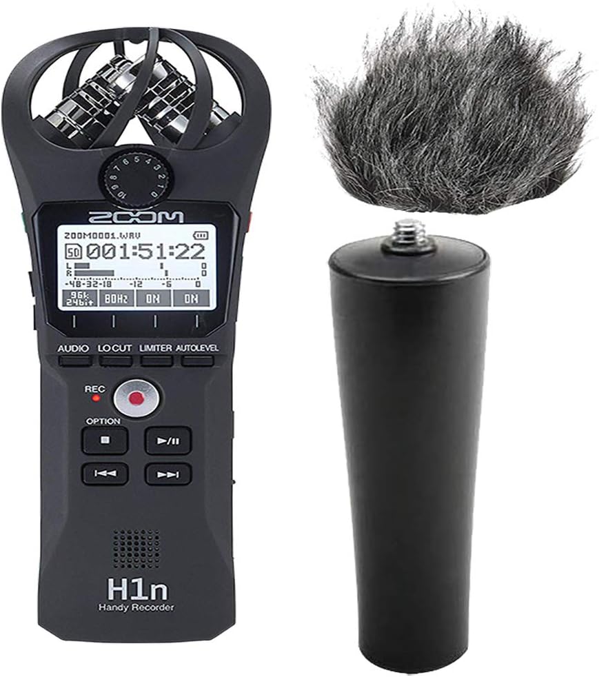 Amazon.com: Zoom H1n Handy Recorder with Zoom MA2 mic clip and ...