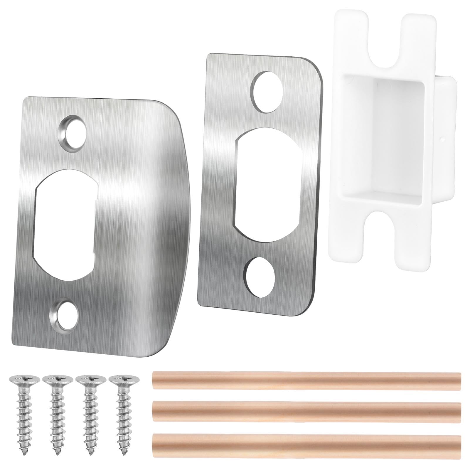 Door Lock Strike Plate With Spacer Shim Door Latch Restorer ...