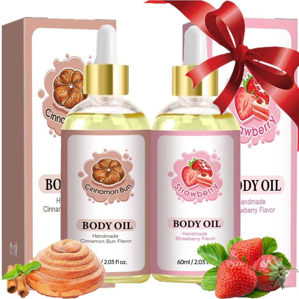 Amazon.com : ANCAI 2pcs Handmade Moisturizing Body Oil with Body Juice ...
