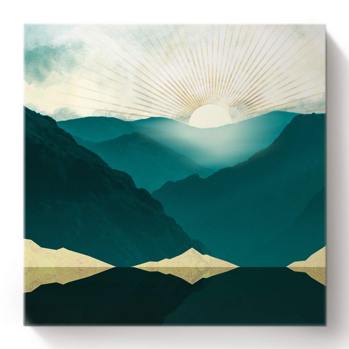 Simple Sunrise Painting