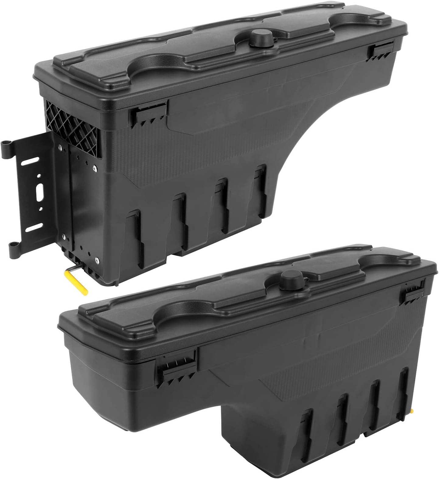 Amazon.com: ROADFAR Driver Side and Passenger Side Truck Bed Storage ...