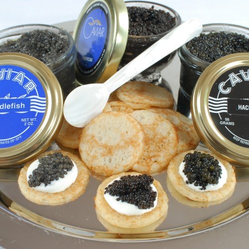 Amazon.com: American Caviar Sampler Gift Set : Grocery & Gourmet Food