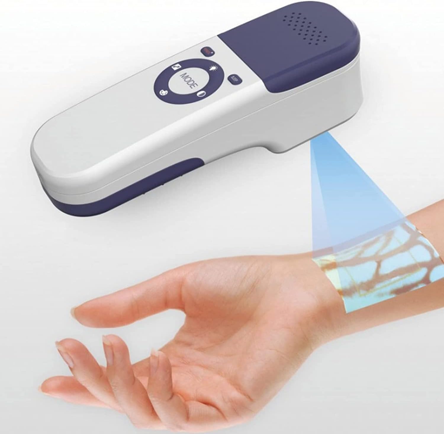 Infrared Vein Finder Viewer, Portable Vein Locator Detector w/7 Colors ...