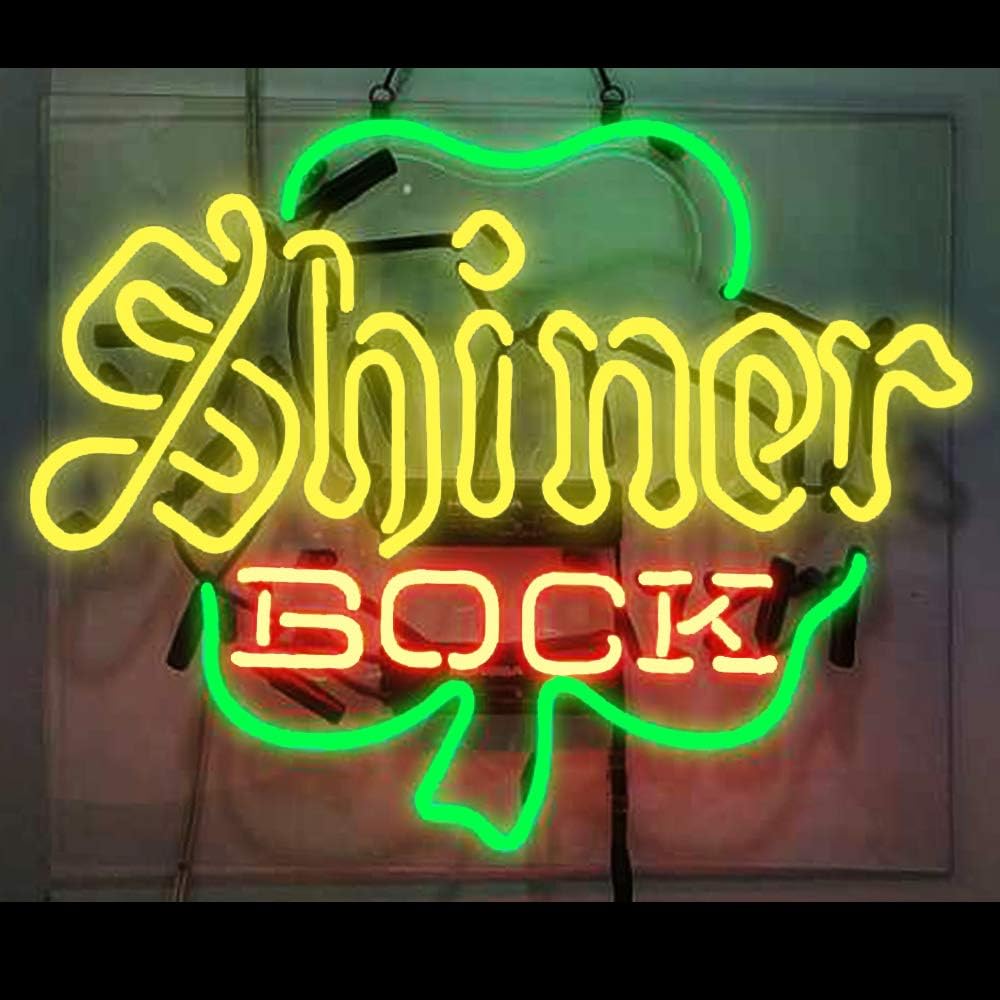 Shiner Bock Neon Light Beer Bar Pub Party Store Shop Recreation Room ...