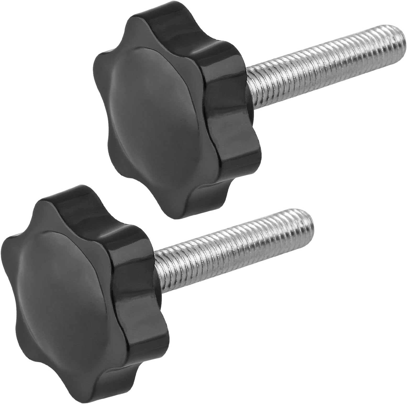 Amazon.com: uxcell Clamping Handle Screw Knobs Handle Star Knob M6 x ...
