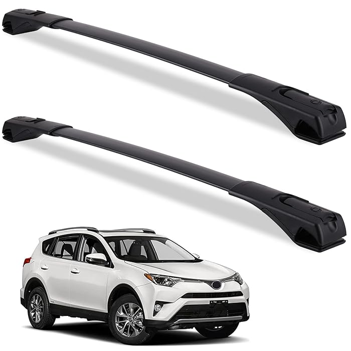 Buy Obaee Cross Bars Roof Racks Compatible with 2013-2018 Toyota RAV4 ...