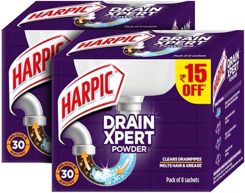 D-Klog Drain Cleaner Powder (40g x 5 Units), Removes Clogs, Blockages ...