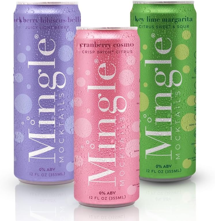 Amazon.com : Mingle Mocktails - Variety Pack, Blackberry Hibiscus ...