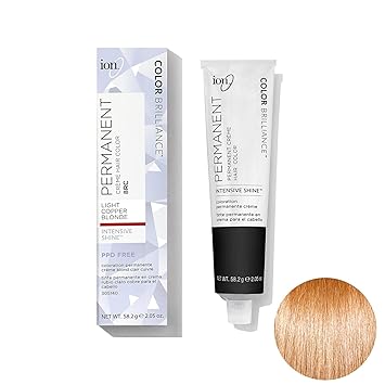 Amazon.com : ion Permanent Creme Hair Color 8RC Light Copper Blonde ...