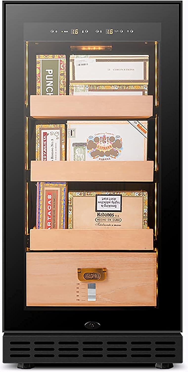 Cigar Humidor, Cigar cabinat - White & Red Wine Fridge Chiller ...