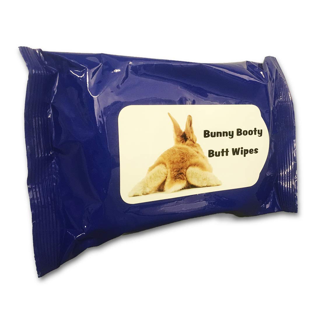Amazon.com: Bunny Booty Butt Wipes - Furry Rabbit Rear Design - Novelty ...