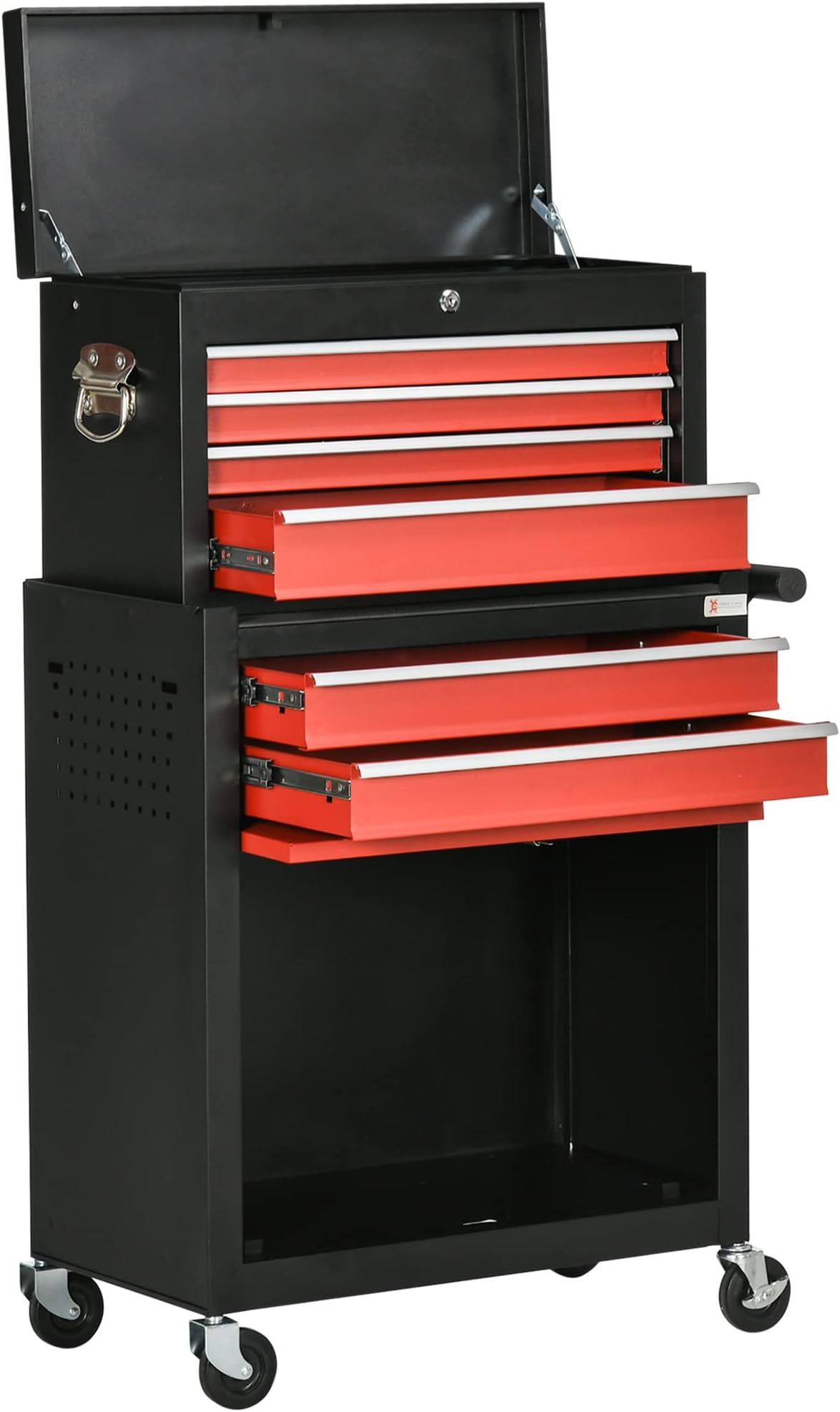 CLARKE TOOL BOX SIDE EXTENSION LOCKER RED : Amazon.co.uk: DIY & Tools