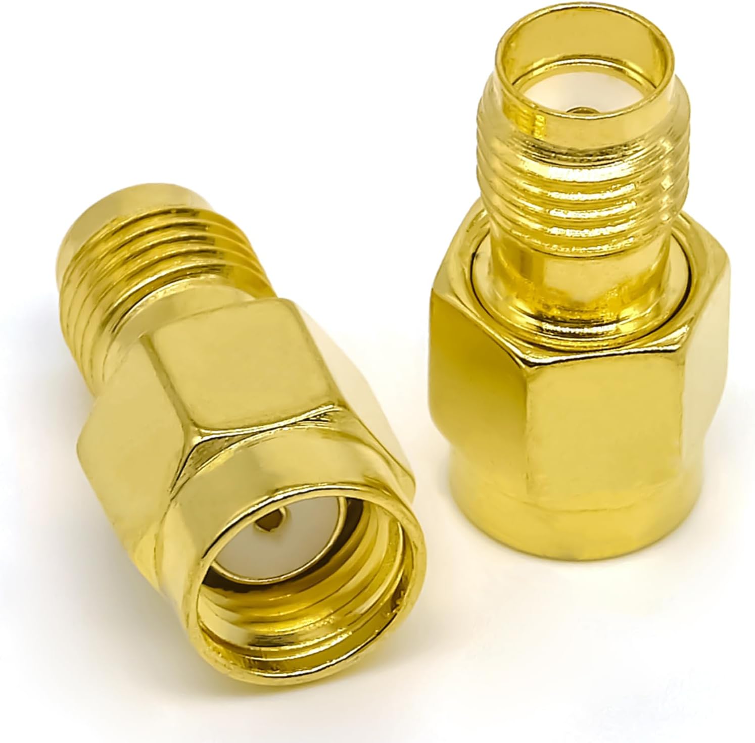 Amazon.com: Ahoaepy 2PCS SMA Adapter Gender Changer, Low Loss SMA Female to RPSMA Male Connector ...