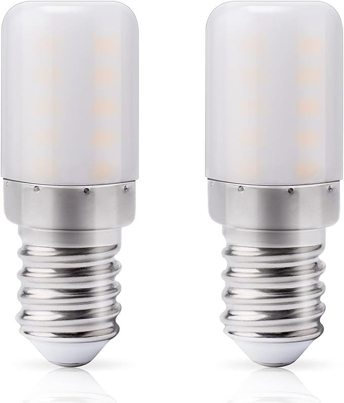 DiCUNO E14 LED SES LED Fridge Bulb, 3W (30W Halogen), Warm White 2700K ...