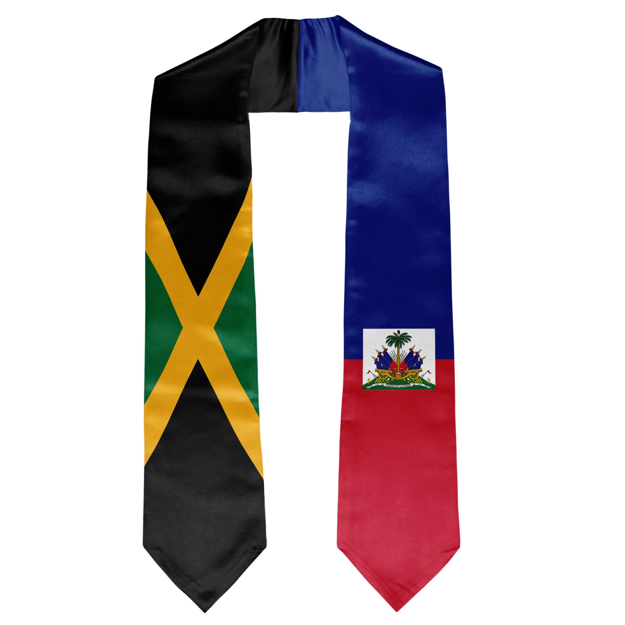 Snapklik.com : Vcmaluco Jamaica Haiti Flag Graduation Stole Sash ...