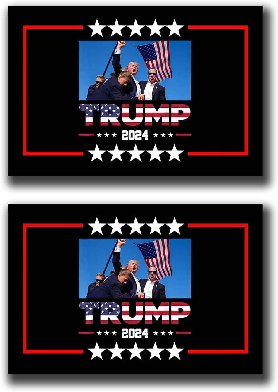 Amazon.com: Limecute 2 Pack Trump Survived Shot Trump 2024 Ear Bullet ...
