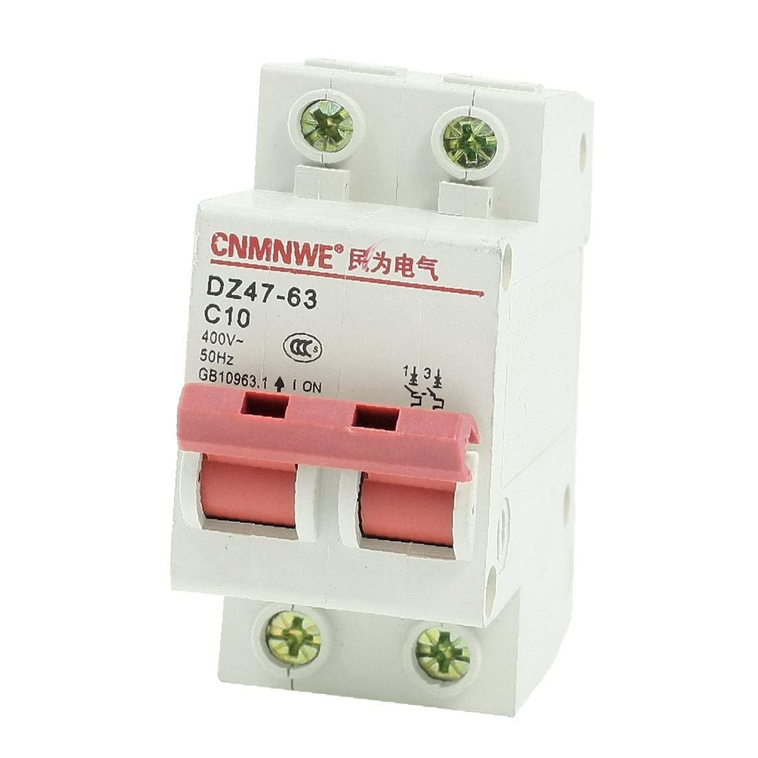 Buy X-DREE AC 400V 10A 2-Pole Overload Protection MCB Miniature Circuit ...