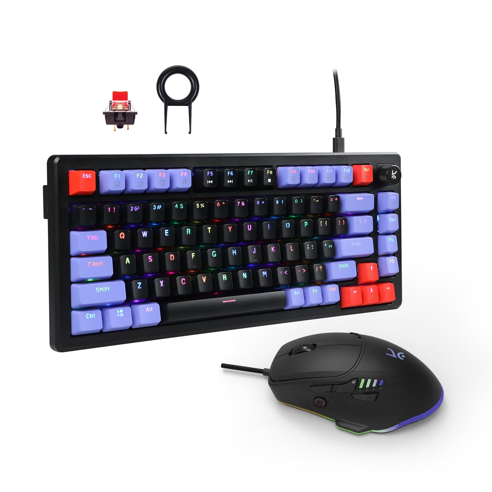 Buy Kreo Hive Tenkeyless Mechanical Gaming Keyboard with Gaming Mouse ...