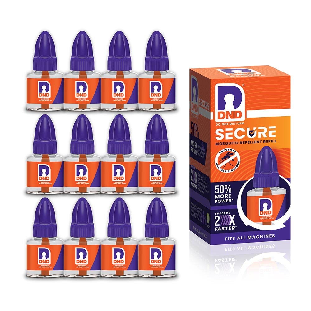 DND Secure Mosquito Repellent Refill | Liquid Vaporiser | 50% Extra ...