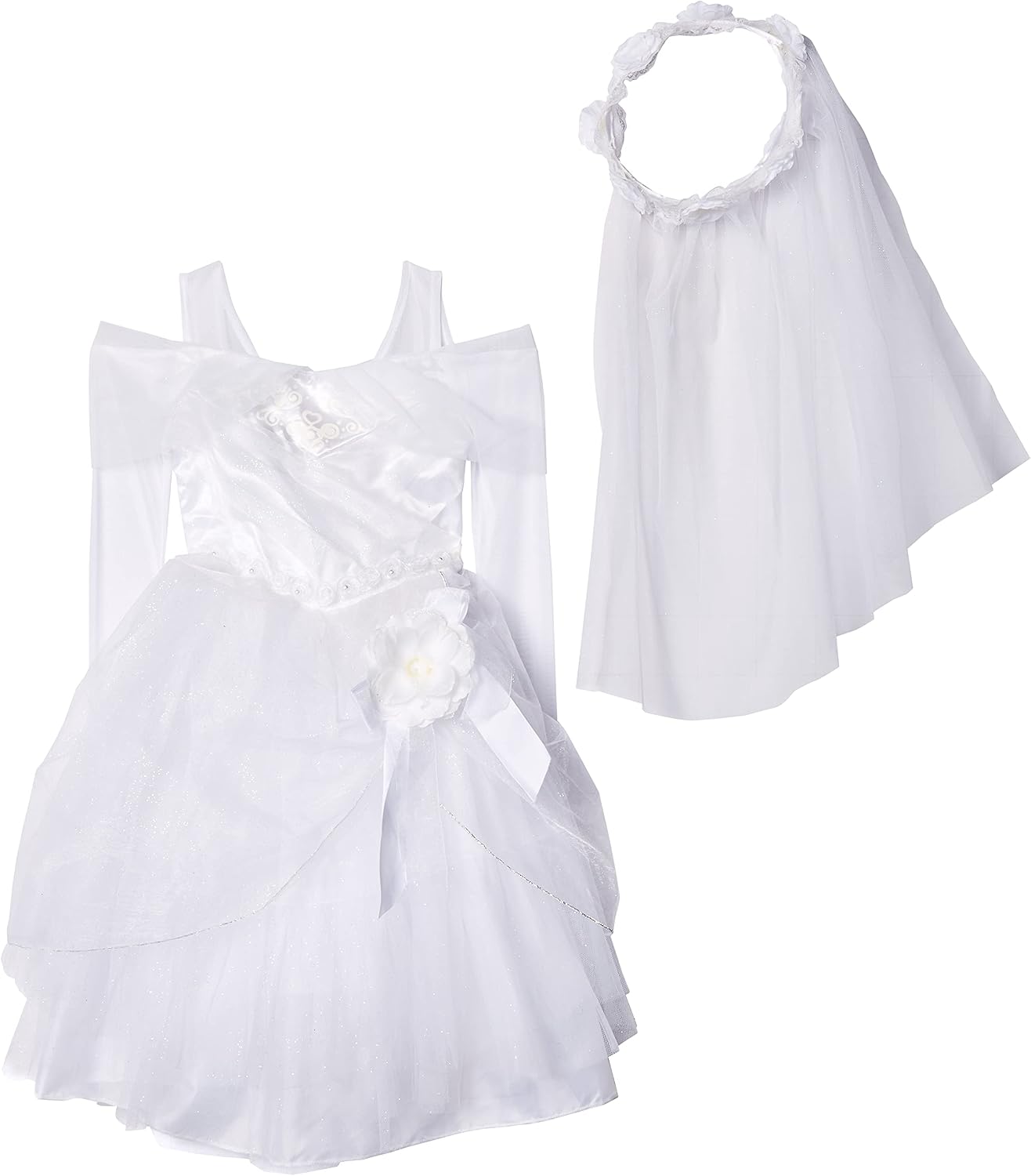 Amazon.com: Rubies Magical Princess Deluxe Bride Costume, Child Small ...