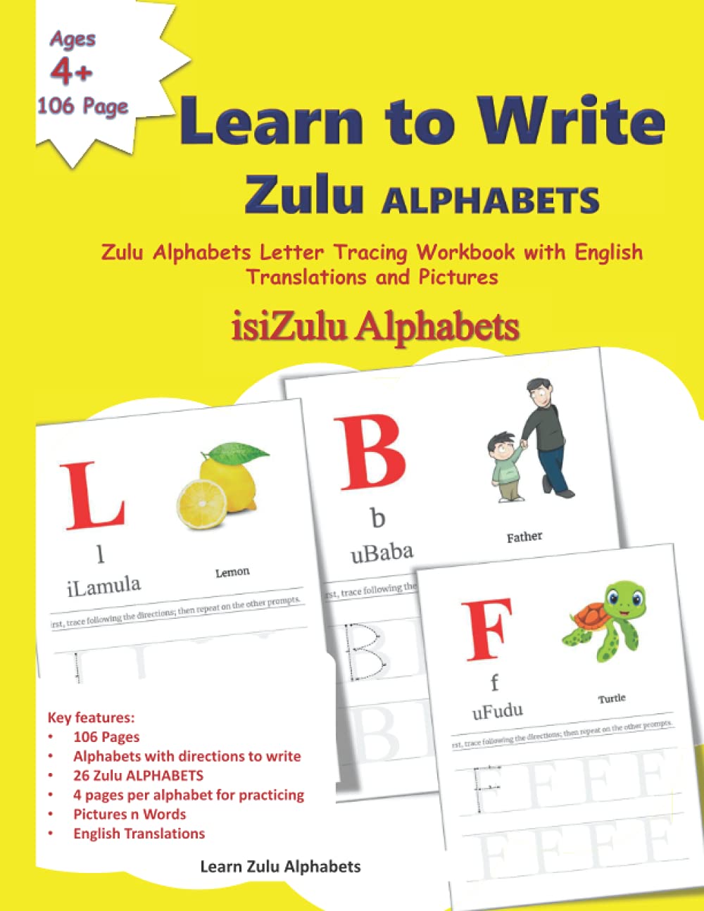 Buy Learn to Write Zulu ALPHABETS: Zulu Alphabets Letter Tracing ...