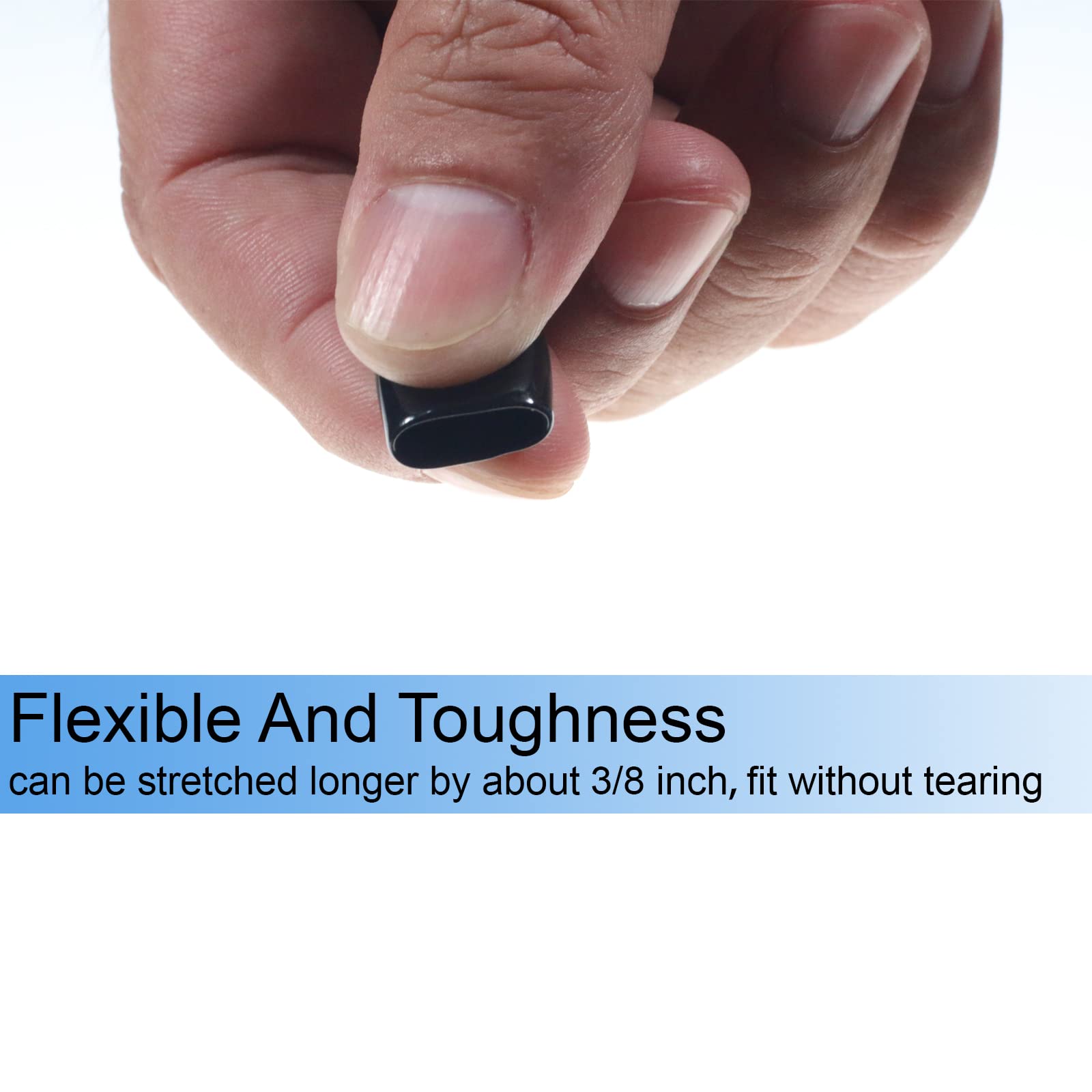 Snapklik.com : 3/8 Inch Rubber Cap Round 9.5 Mm Rubber End Caps PVC ...