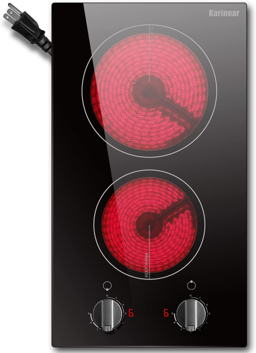 Amazon.com: Kenyon Mediterranean 2-Burner Small Cooktop, Electric ...