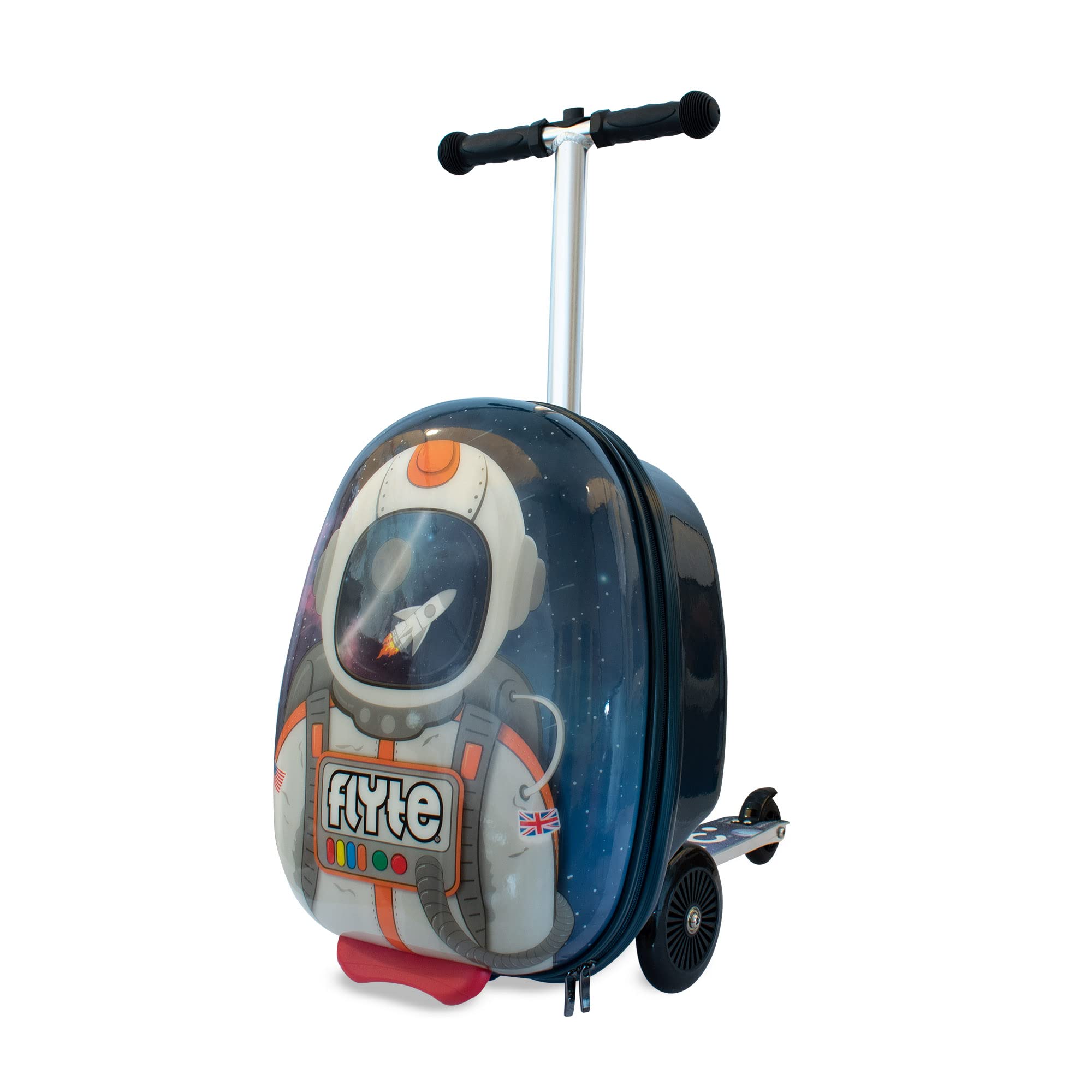 Amazon.com | Flyte Sammie the Spaceman Scooter Suitcase - 2-in-1, 18 ...