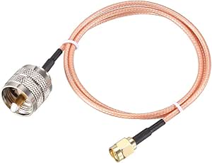 Amazon.com: uxcell SMA Male to UHF PL-259 Male RG316 RF Coaxial Coax Cable 2 Ft : Electronics