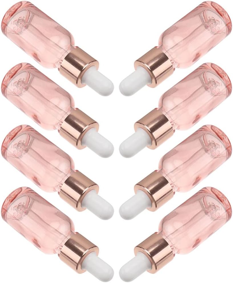 FOMIYES 8pcs Essential Oil Bottle Portable Small Dropper Bottles Glass ...