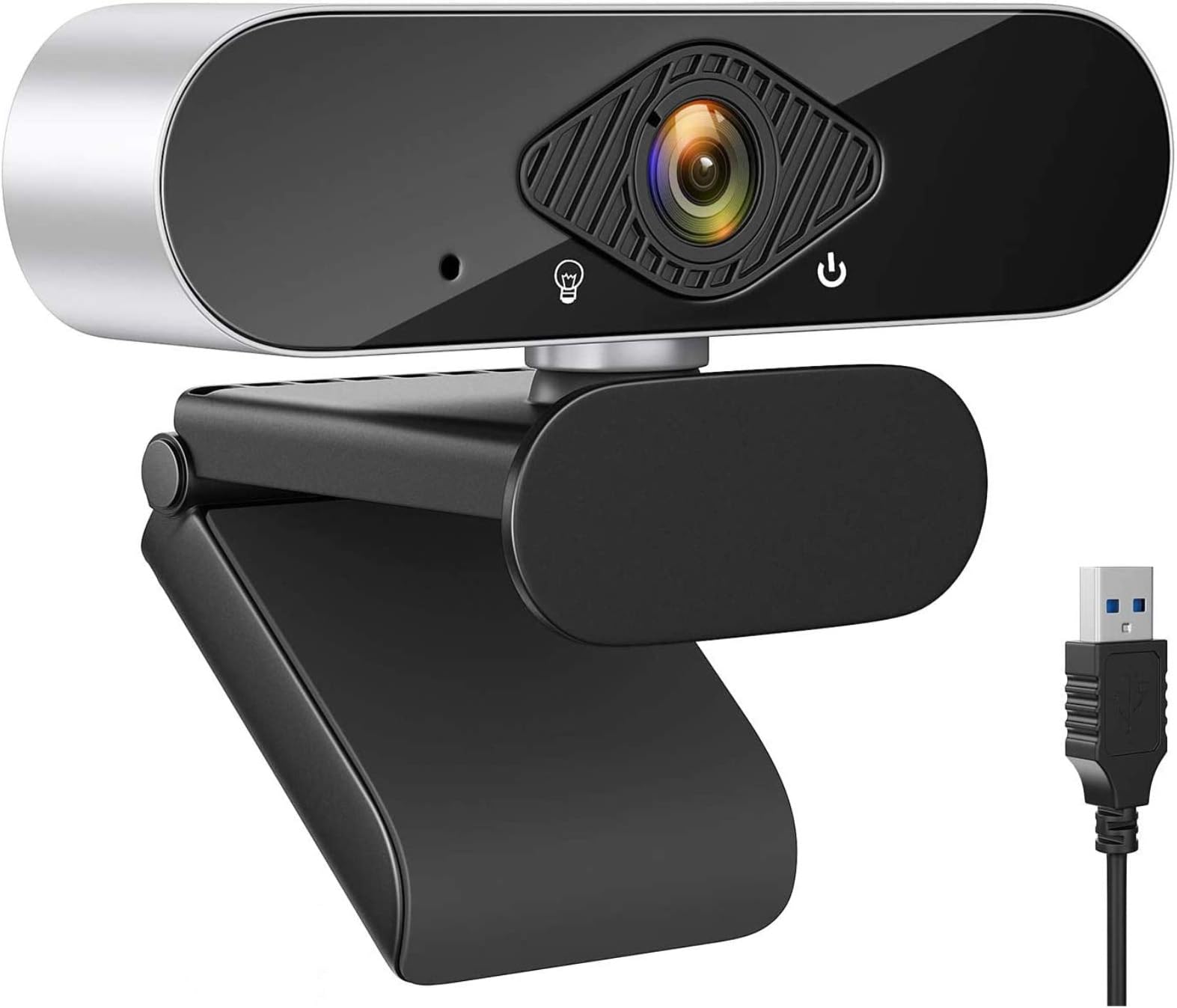 Amazon.com: Hevela Life Webcam with Microphone,HD 1080P Webcam for ...