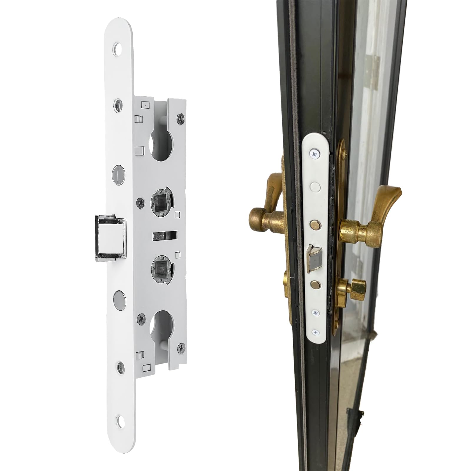 2 Point Bolt Mortise Lock Set Storm Door Fits Pella Handleset, Storm ...