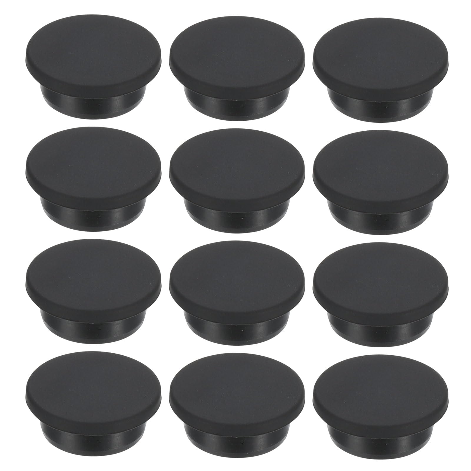 PATIKIL 29mm Diameter Rubber Hole Plugs, 12 Pcs Silicone Rubber Round ...