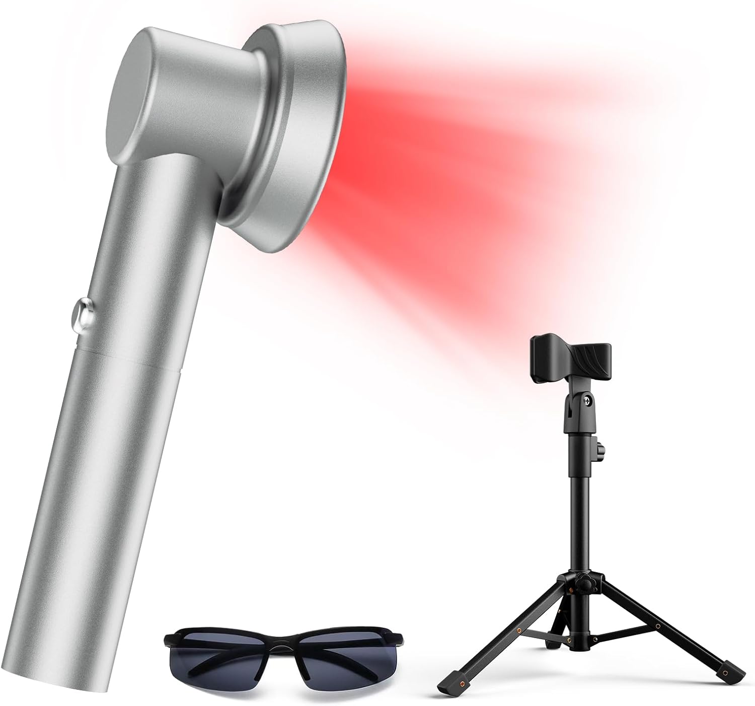 Amazon.com: Handheld Red Light Therapy Device with Stand, Cold Laser Therapy Device with 3 Modes ...