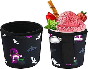 Amazon.com: Chris.W 2Pack Halloween Gnomes Ice Cream Cozy Neoprene ...