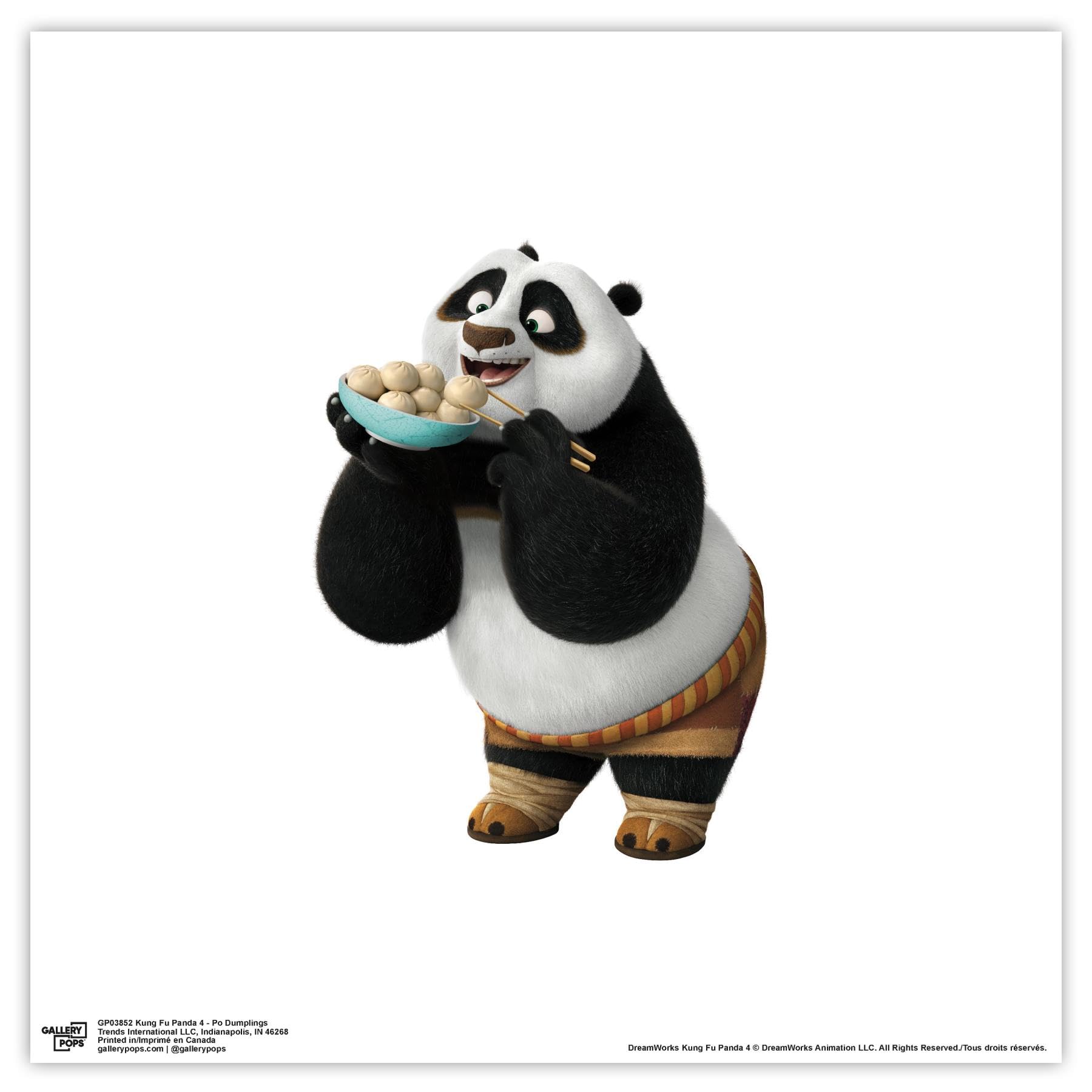 Kung Fu Panda Po Eating Dumplings