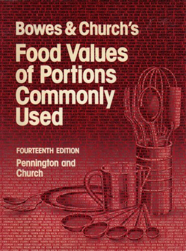 Food Values of Portions Commonly Used: Bowes, Anna De Planter ...
