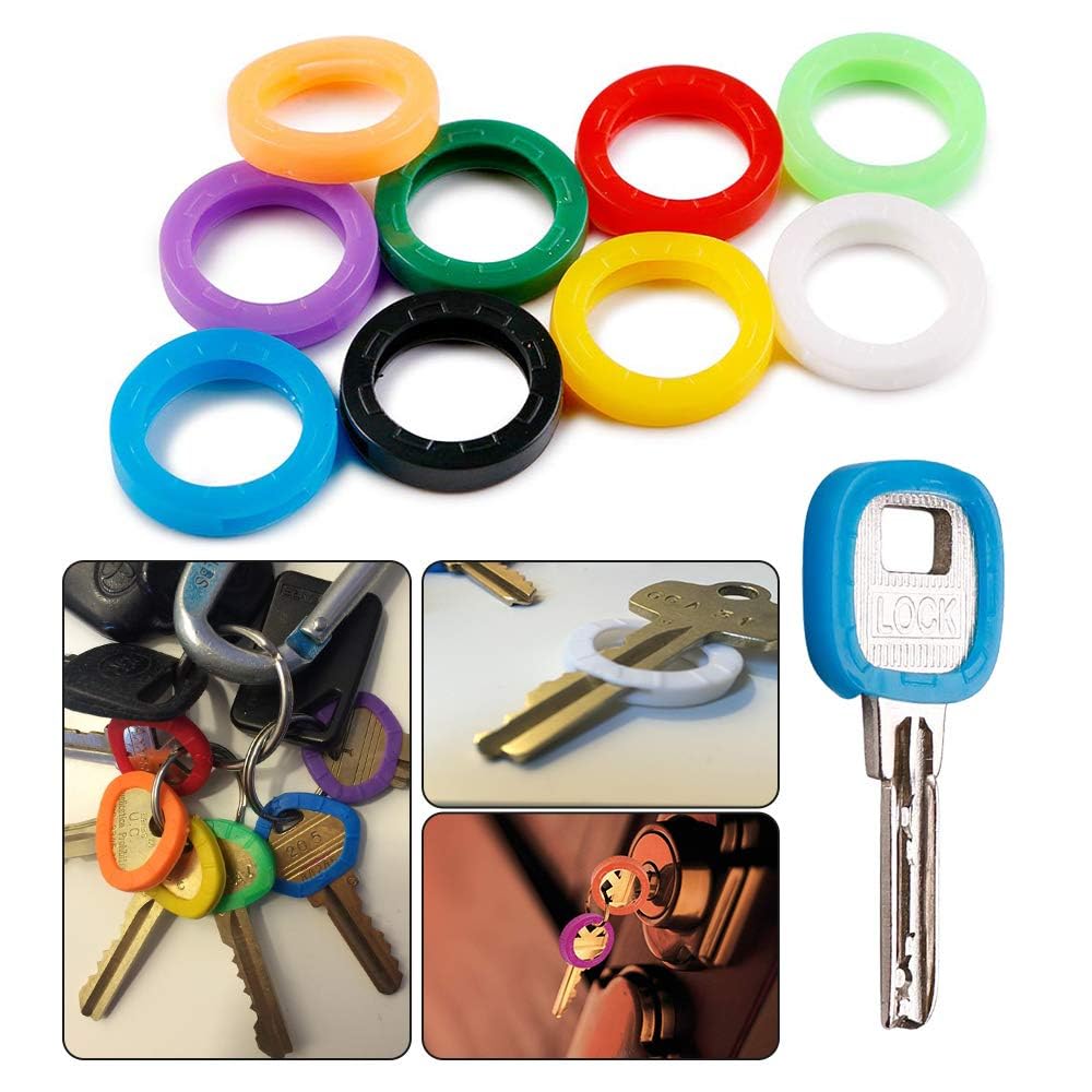 Snapklik.com : 40 Pack Silicone Key Cap Tags,Plastic Key Identifier ...