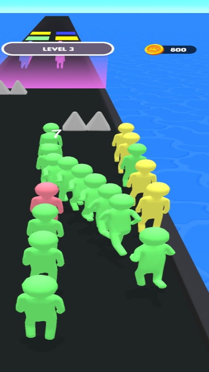 Run and Merge : Color Man 3D Running Game Free For Girls and Color ...