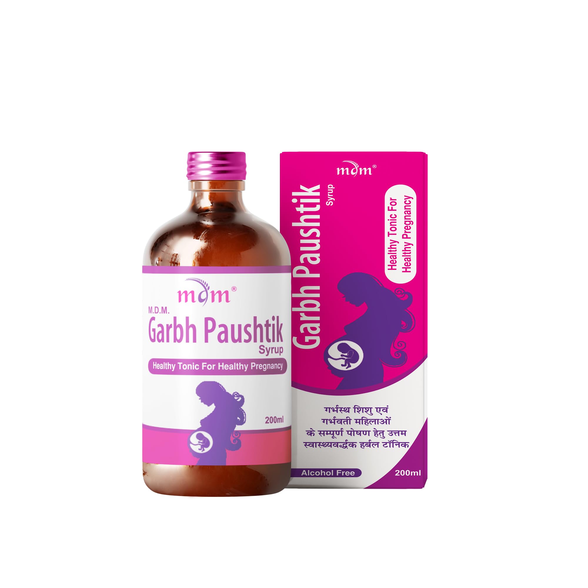 Mdm Garbh Paushtik Ayurvedic Pregnancy Syrup Natural Tonic For Energy ...