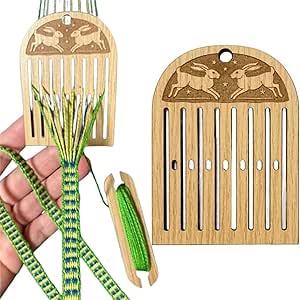 Rigid Heddle Backstrap Loom Kit for Bandweaving – Small Wooden Belt ...